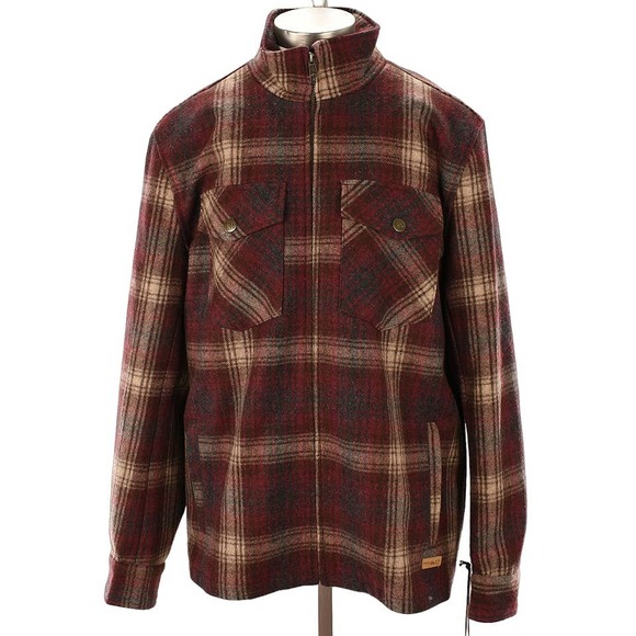 Powder River | Jackets & Coats | Powder River Outfitters Burgundy Plaid ...